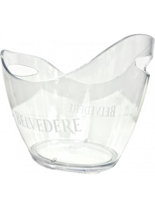 Belvedere Vodka Set 2 Medium Ice Bucket & 6 Spritz Glasses & 2 bott...