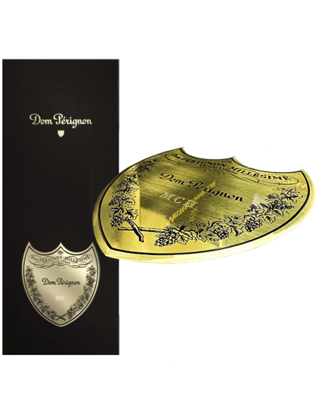 Dom Pérignon Personalized metal shield for box - 3 letters maximum
