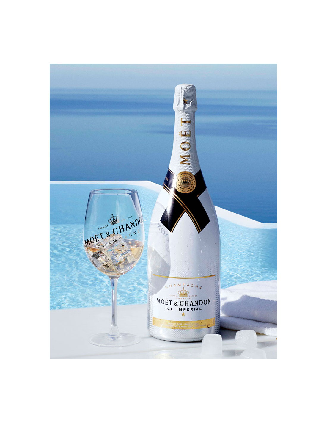 Moët & Chandon Set 2 gläser + 1 Magnum Ice Impérial - 150 CL