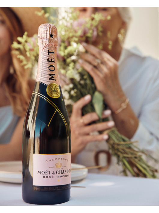 Moët & Chandon Set 6 verres + 6 Impérial rosé - 6 x 75 cl