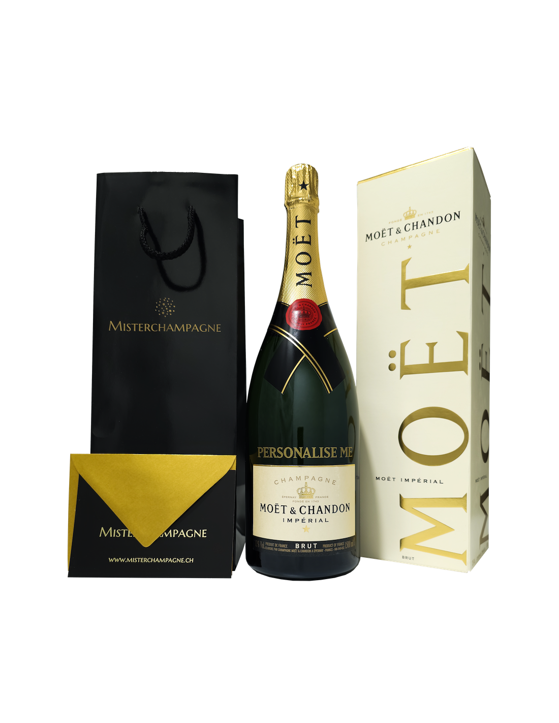 Moët & Chandon Personalisierte Magnum Brut Impérial - Giftbox 150 cl