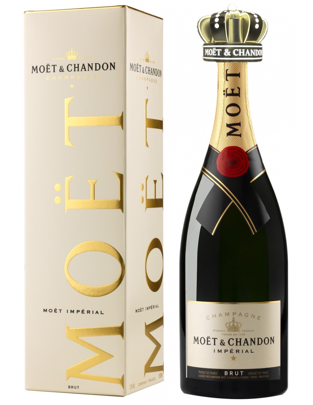 Moët & Chandon Set 3 MAGNUM brut Impérial + 1 Bottle STOP LED Free ...