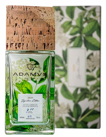 Luxury Spirits GIN ADAMUS Organic Dry Gin Signature 2021 - 44% - 70 CL