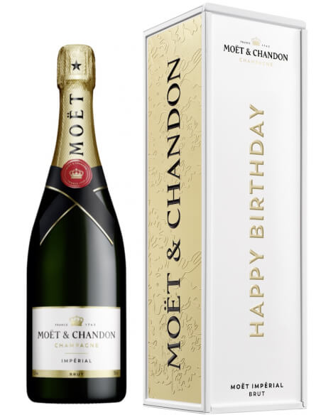 Moët & Chandon Brut Impérial "Happy Birthday" Isotherm Metal Giftbo...